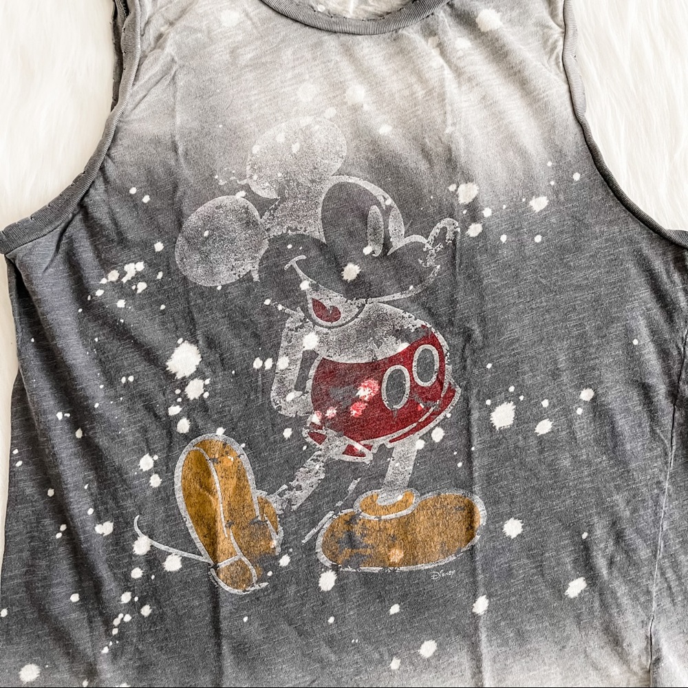 [Junkfood] Mickey Mouse Acid Wash Tank - Gem